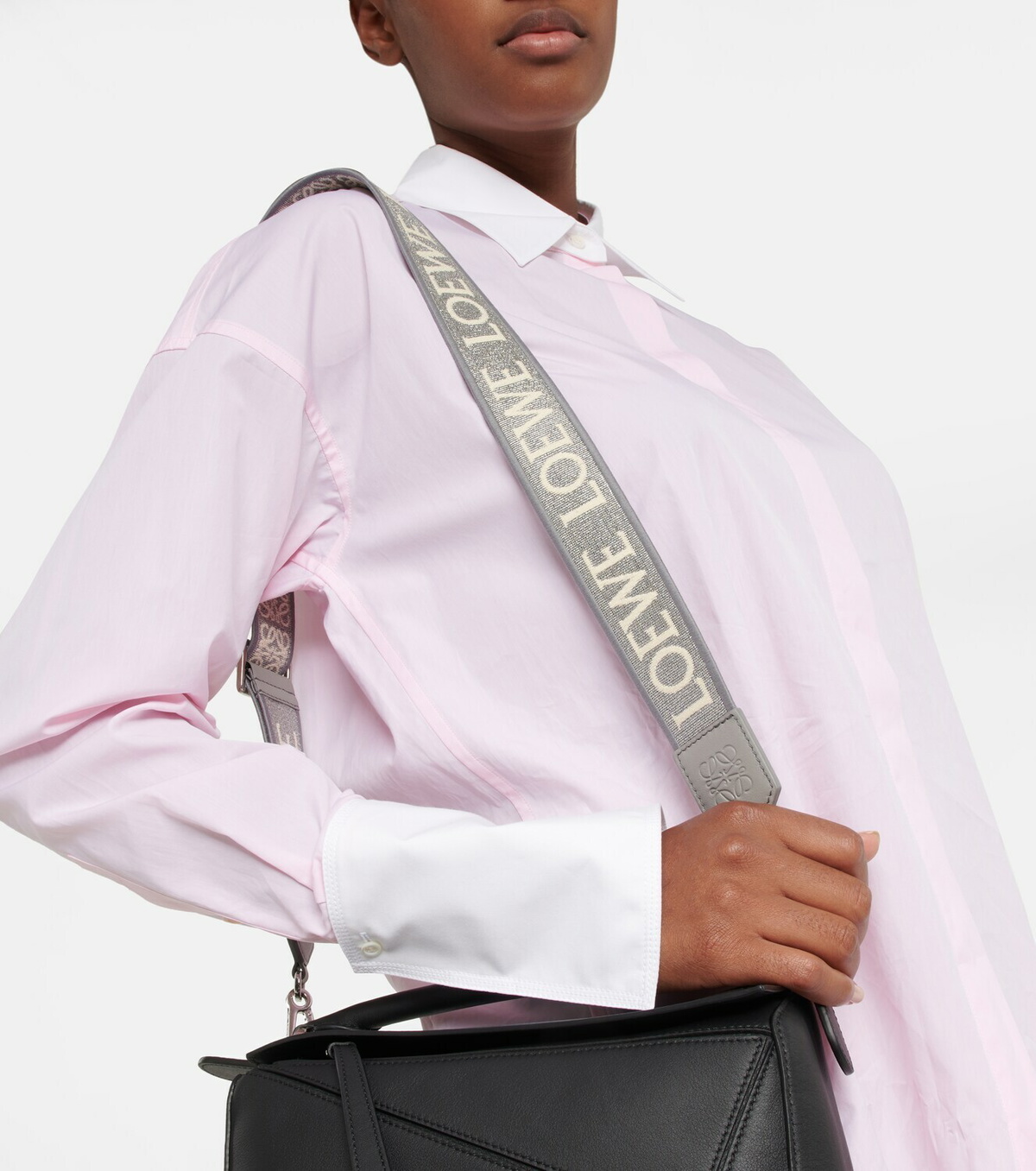 Loewe - Logo Anagram cotton-blend strap Loewe