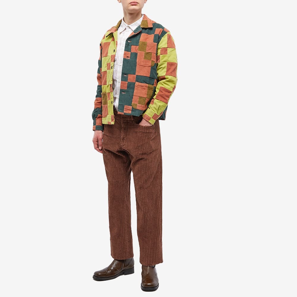 Bode Men's Cord Patchwork Jacket in Multi Bode