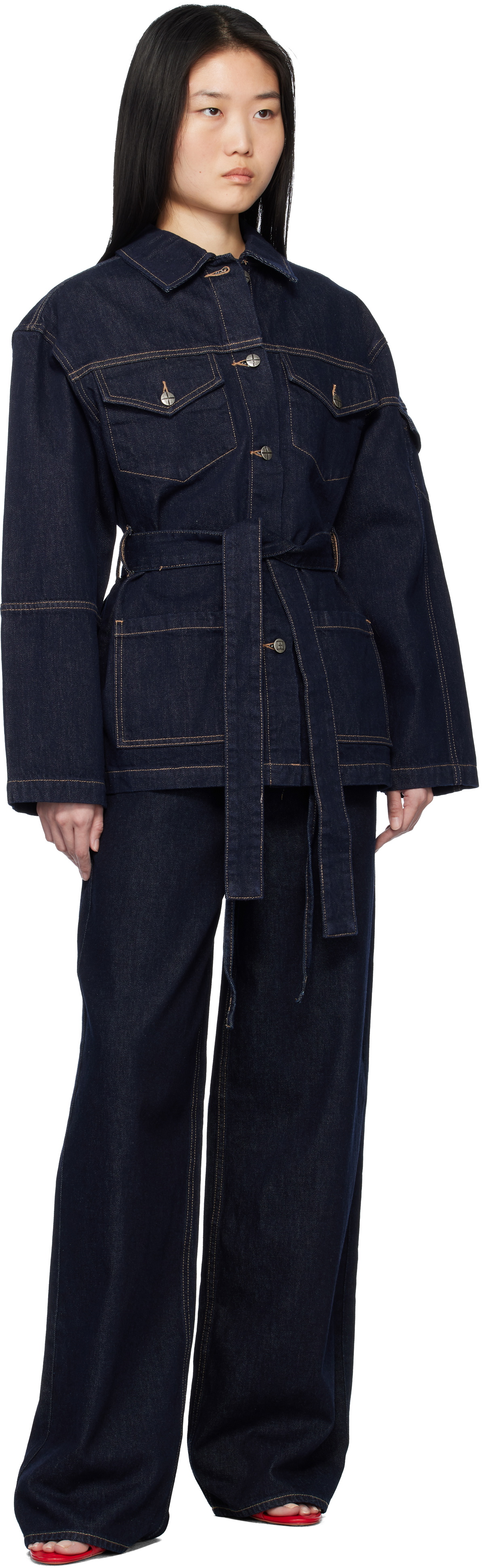 Ksubi Blue Duty Zenith Pop Denim Jacket Ksubi