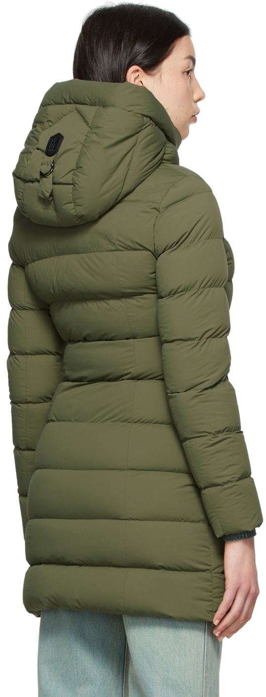 Mackage SSENSE Exclusive Green Down Calla Jacket Mackage