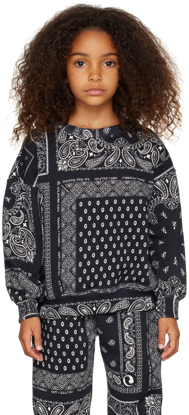 Wildkind Kids Black & White Marius Sweatshirt
