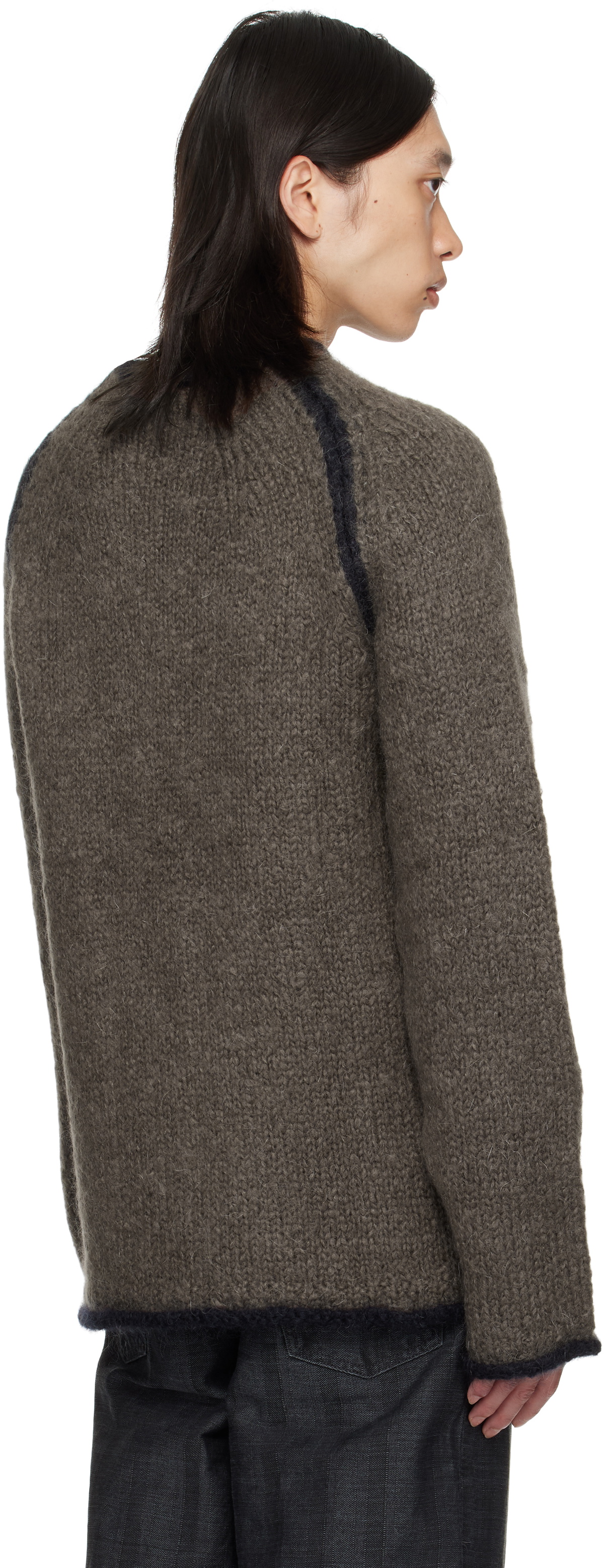 OUR LEGACY Gray Rider Roundneck Sweater Our Legacy