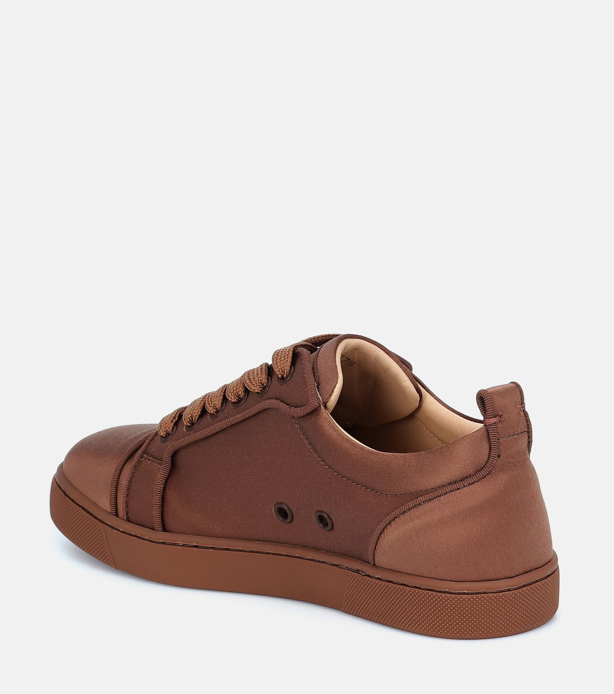 Christian Louboutin - Louis Junior silk-satin sneakers Christian Louboutin