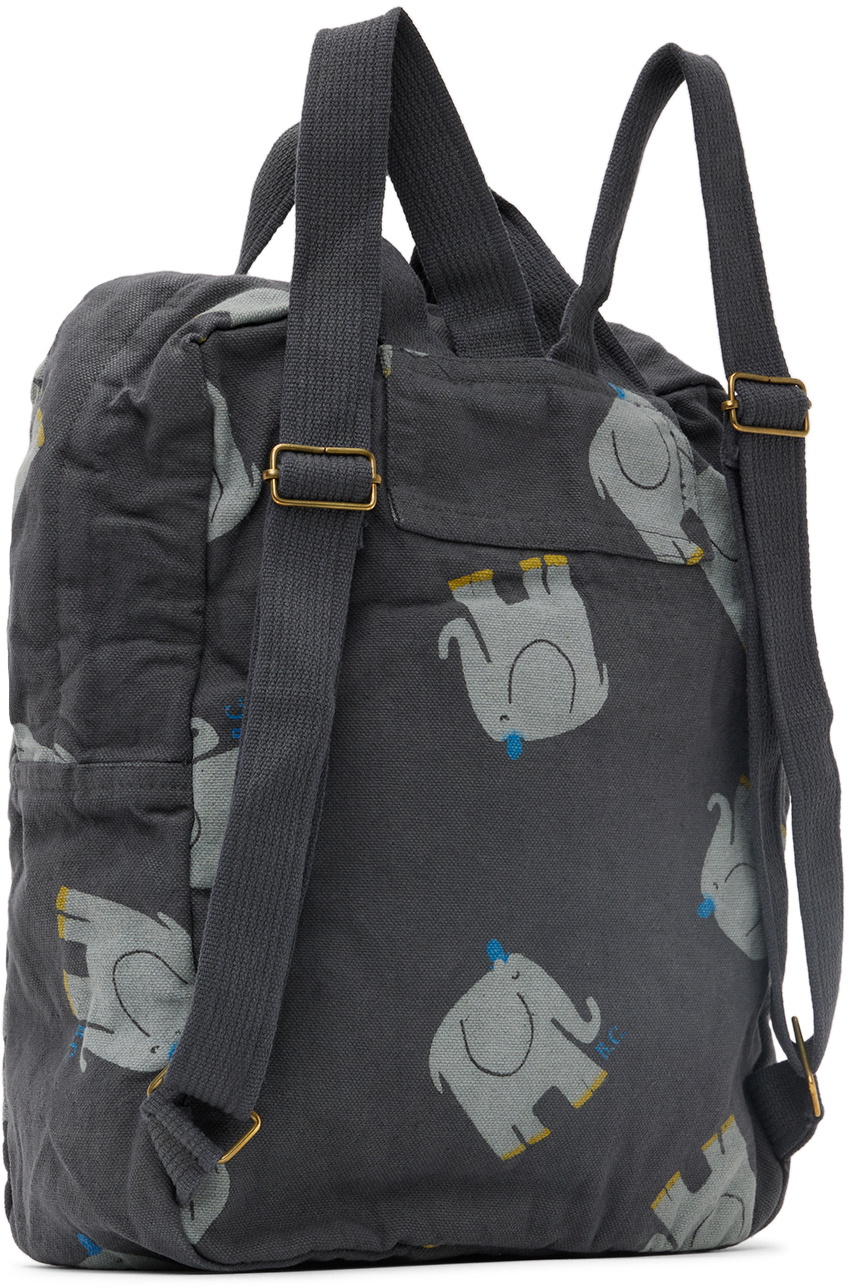 Bobo Choses Kids Gray 'The Elefant All Over' Backpack Bobo Choses