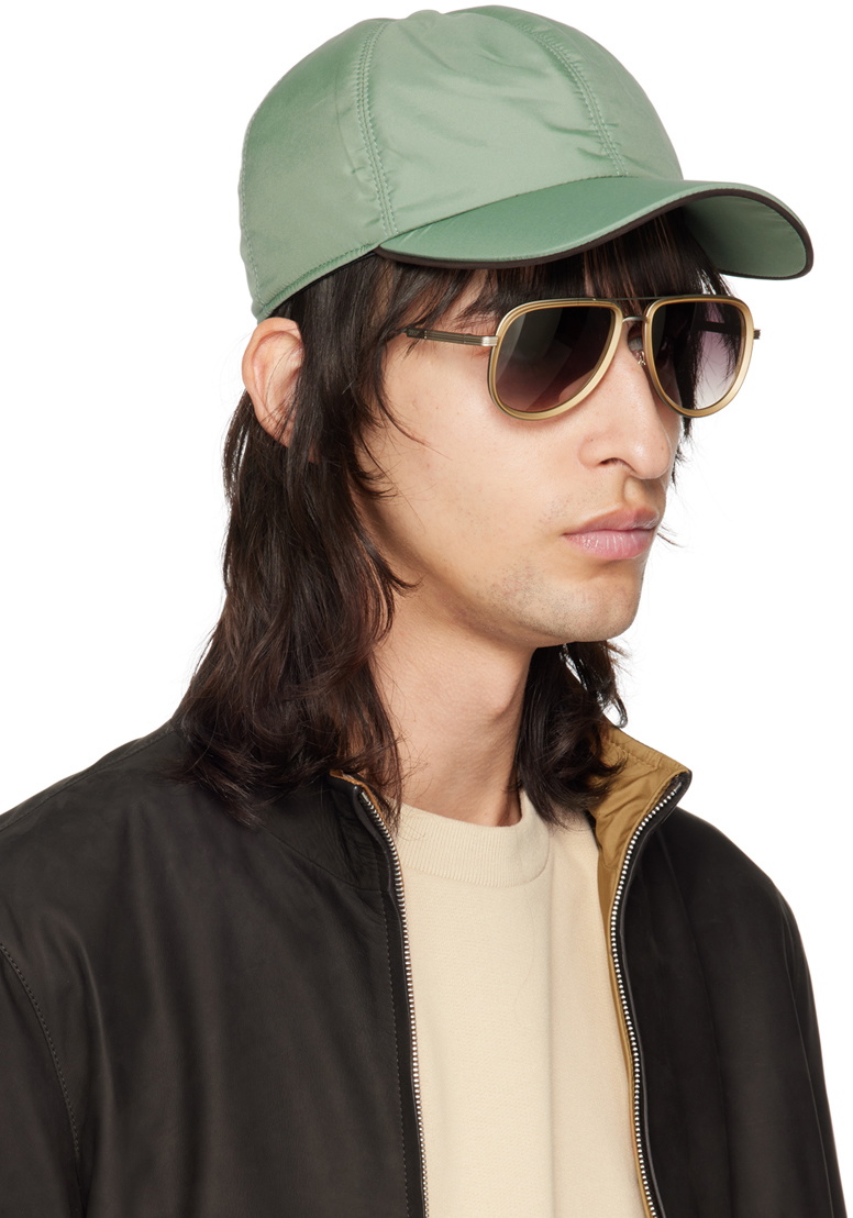 ZEGNA Green Technical Fabric Baseball Cap Zegna