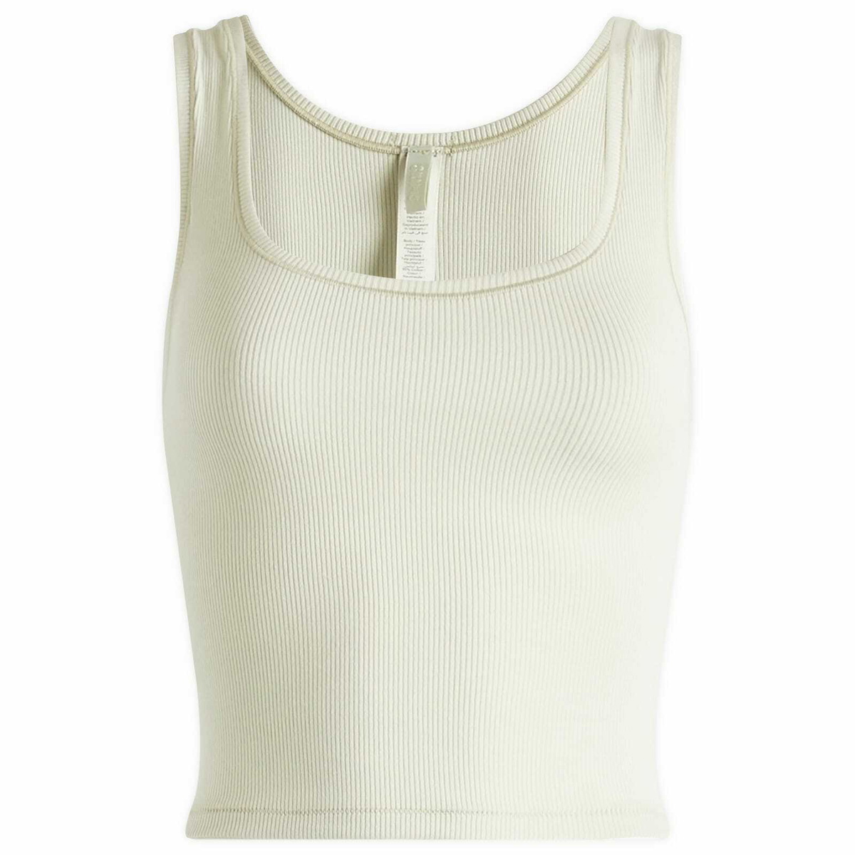 SKIMS Women's Cotton Rib Tank in Spearmint SKIMS