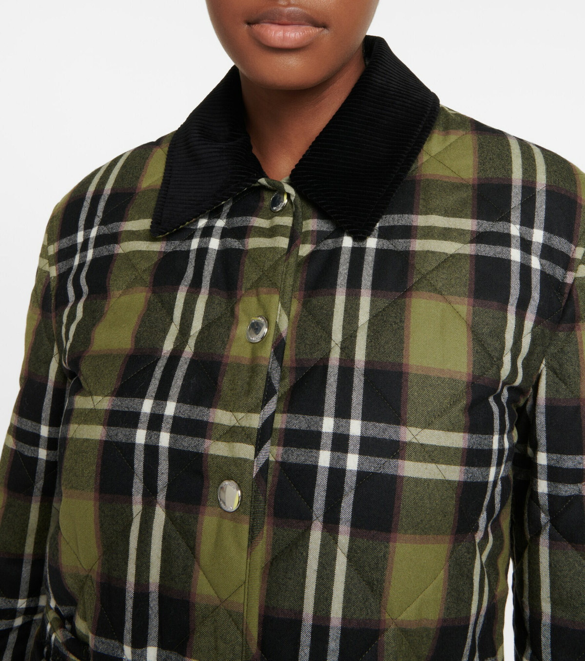 Burberry - Quilted checked wool jacket Burberry