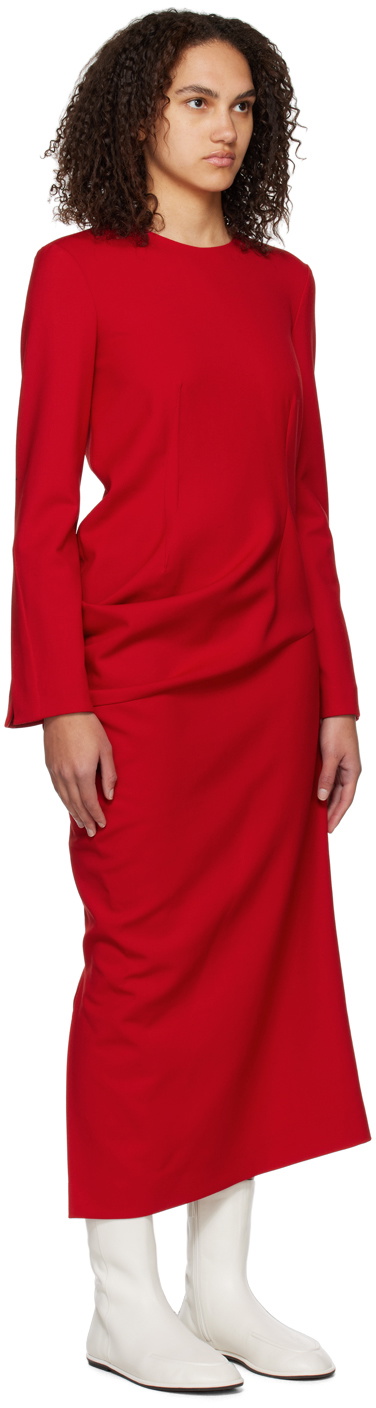 The Row Red Lucienne Maxi Dress The Row