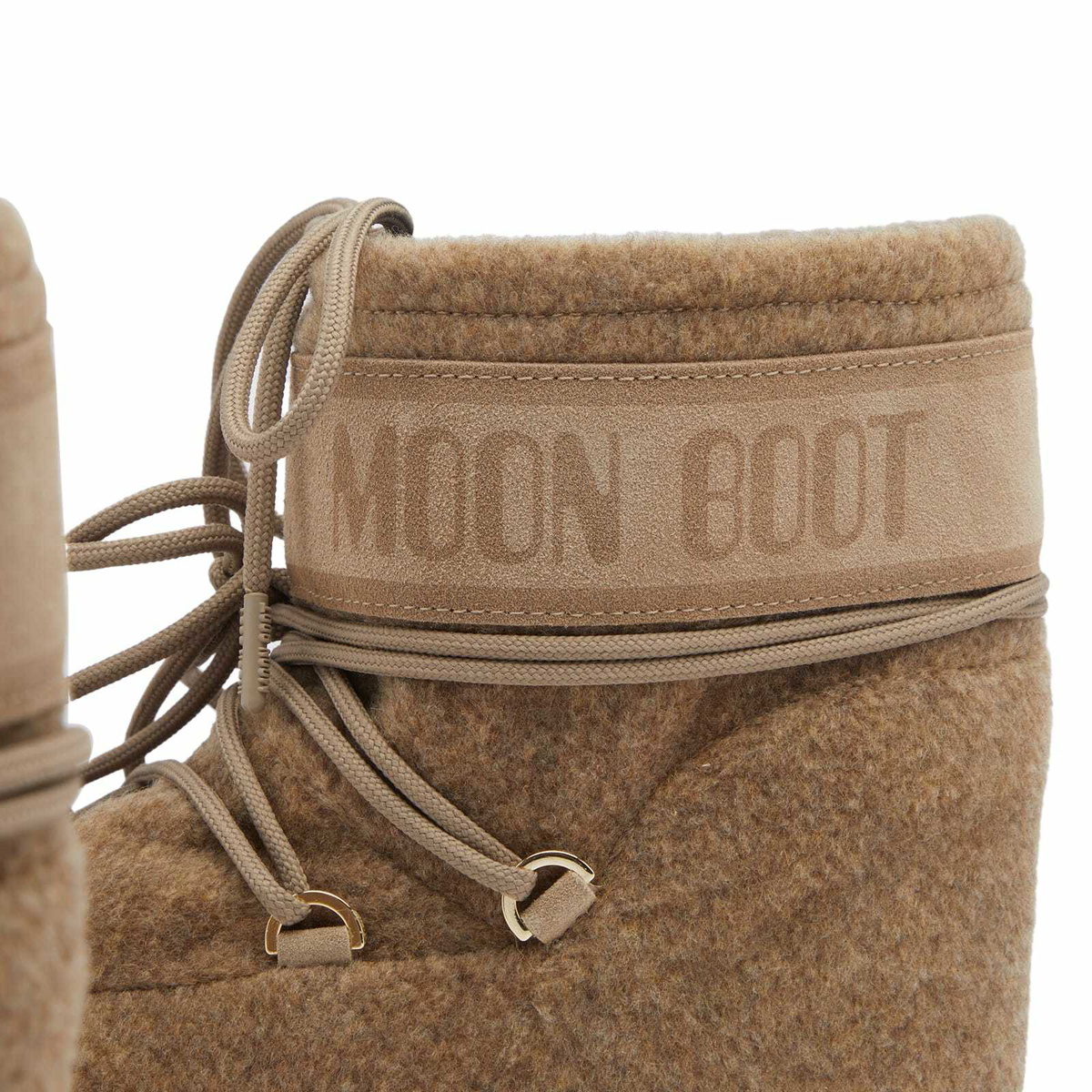 Moon Boot Women's Low Icon Felt in Beige Melange Moon Boot