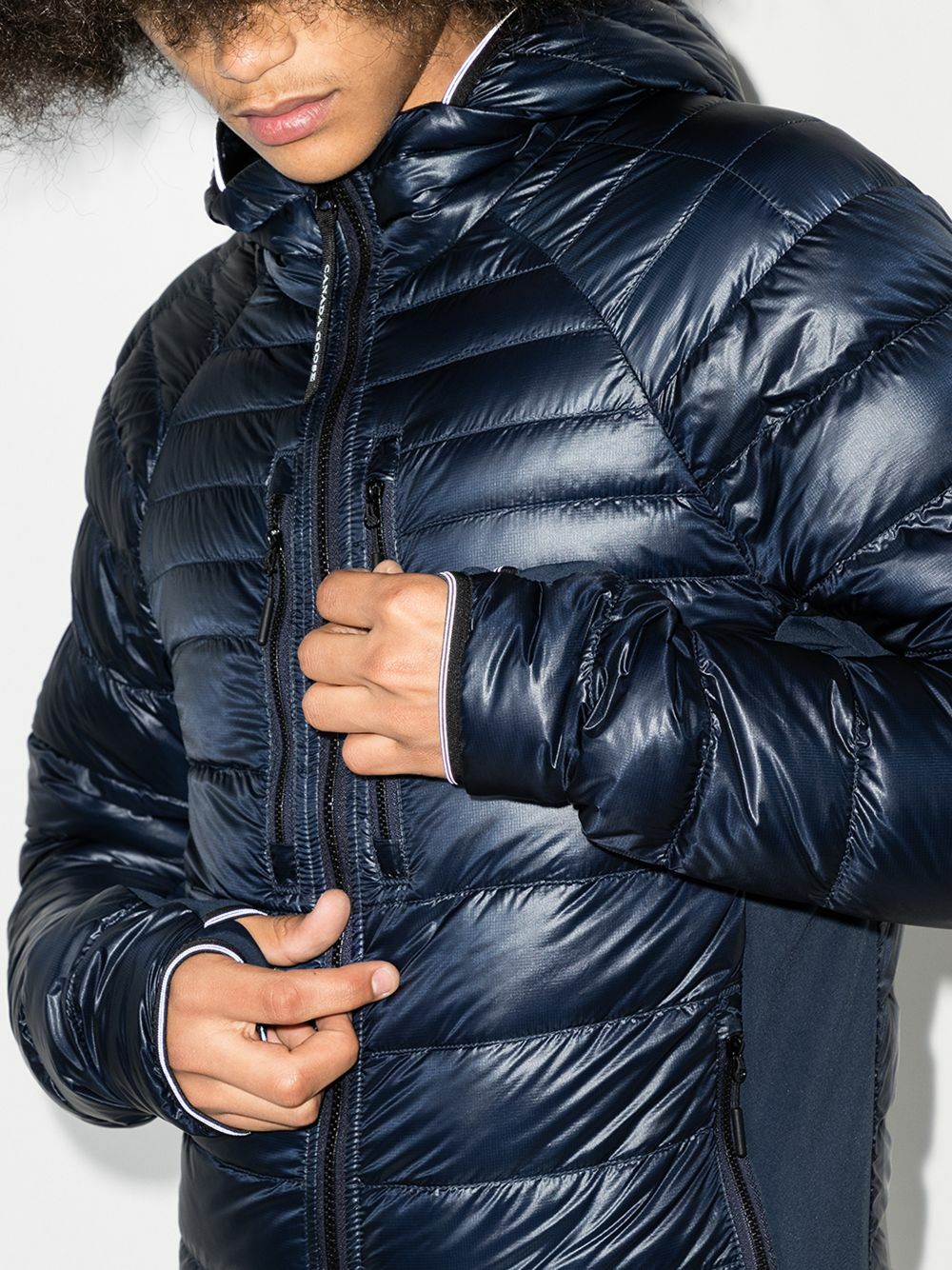 Canada Goose Blue HyBridge® Lite Hooded Quilted Jacket Canada Goose