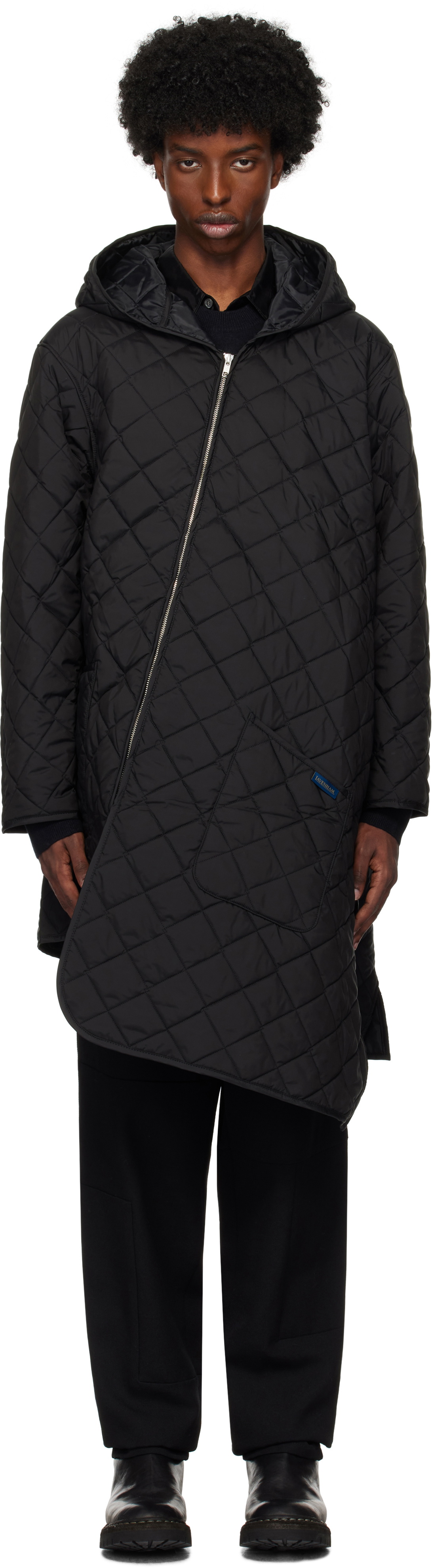 Comme des Garçons Shirt Black Lavenham Edition Bias Zipped Brundon ...