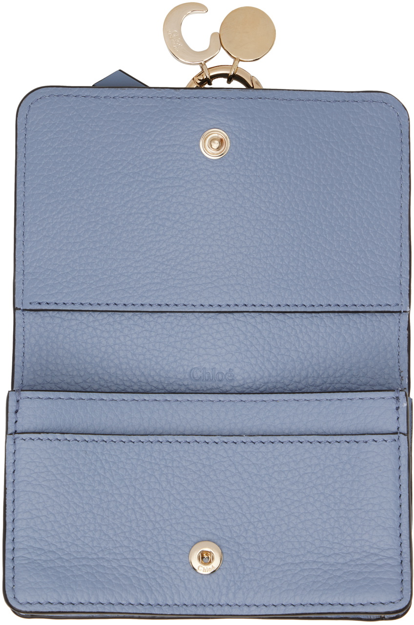Chloé Blue Alphabet Card Holder Chloe