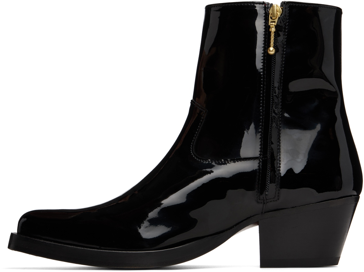 Ernest W. Baker Black Western Boots Ernest W. Baker