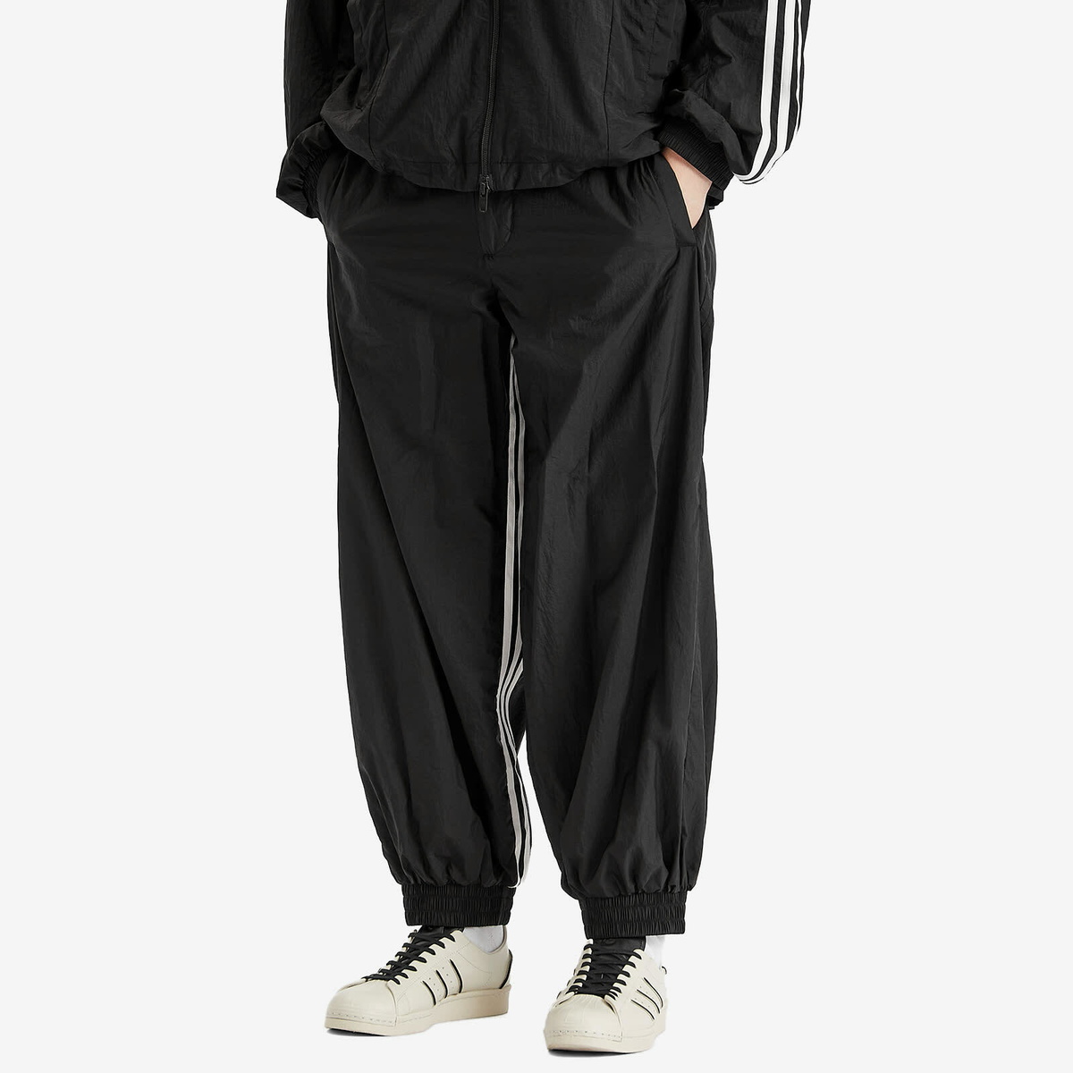 Y-3 Men's Nylon Shell Pants in Black Y-3