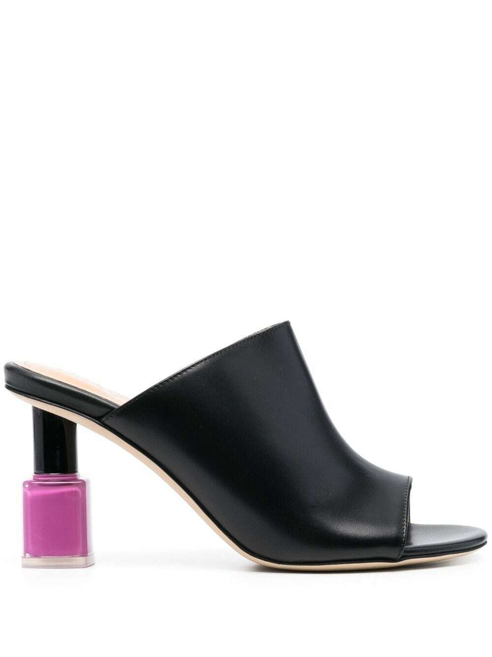 LOEWE - Leather Heel Mules Loewe