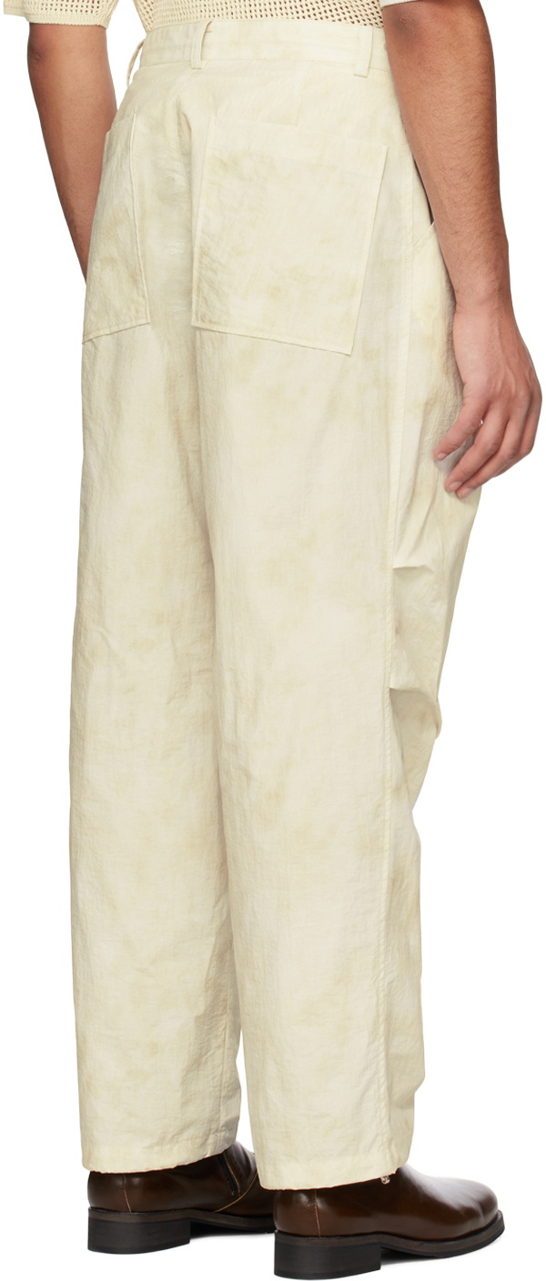 Solid Homme Beige String Trousers Solid Homme