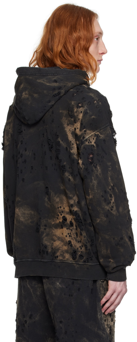 Diesel Black & Brown P-Crown-N2 Hoodie Diesel
