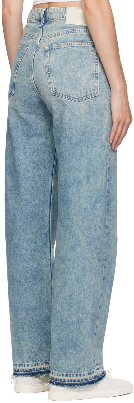 rag & bone Blue Logan Wide-Leg Jeans Rag and Bone