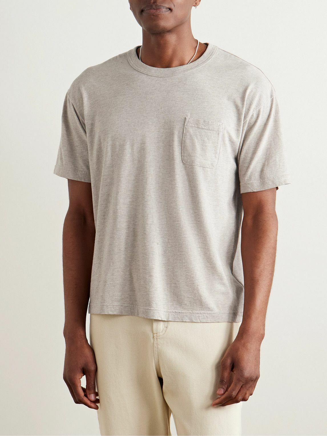 Visvim - Sublig Jumbo Three-Pack Cotton-Blend Jersey T-Shirts - Gray Visvim