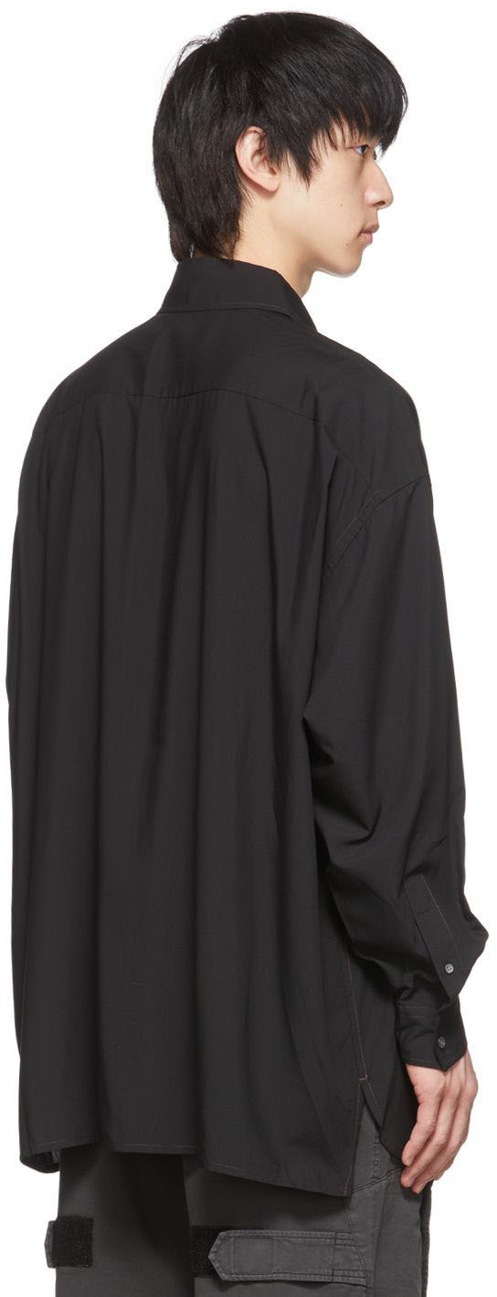 Acne Studios Black Polyester Shirt Acne Studios