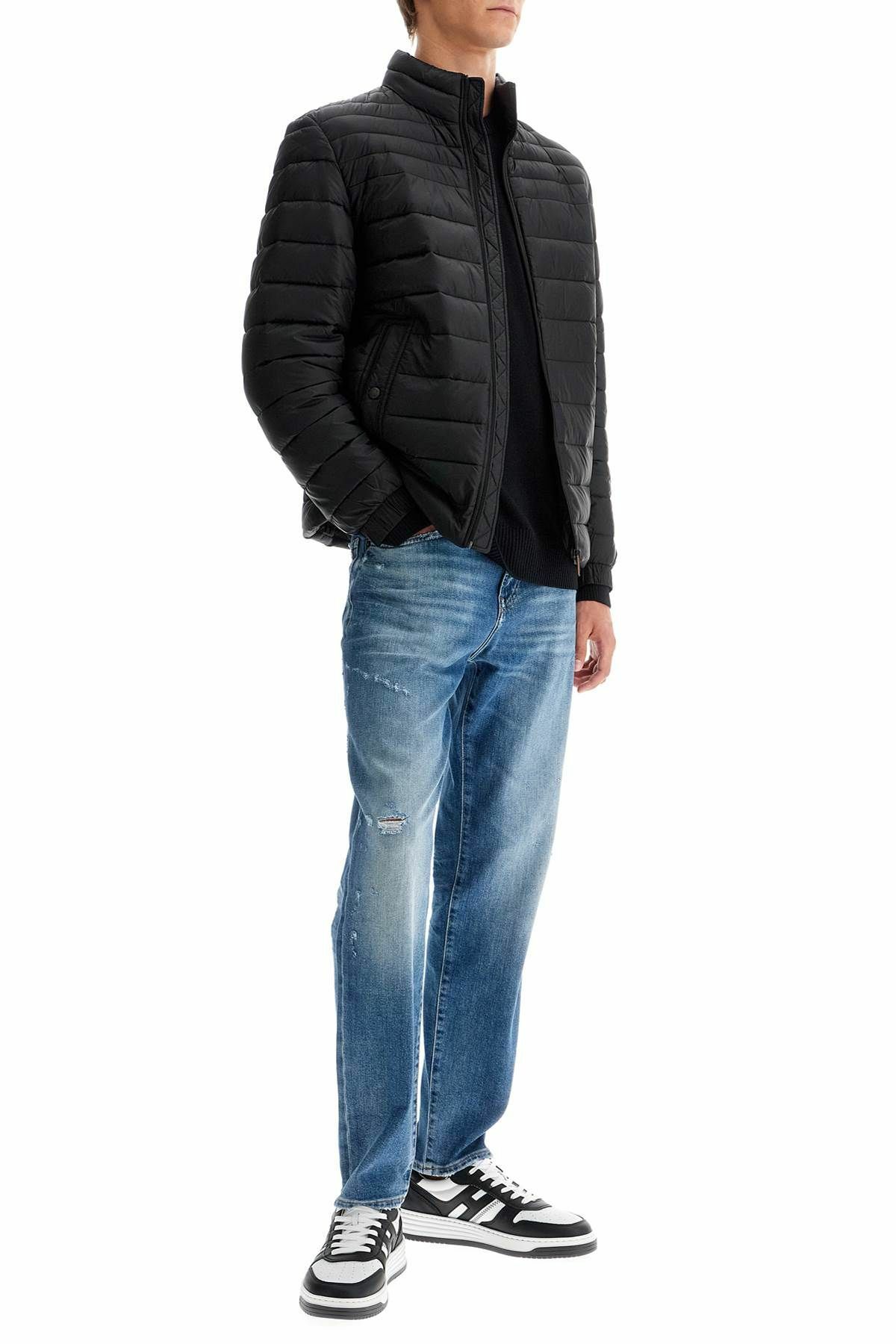 BOSS water-repellent padded Black BOSS