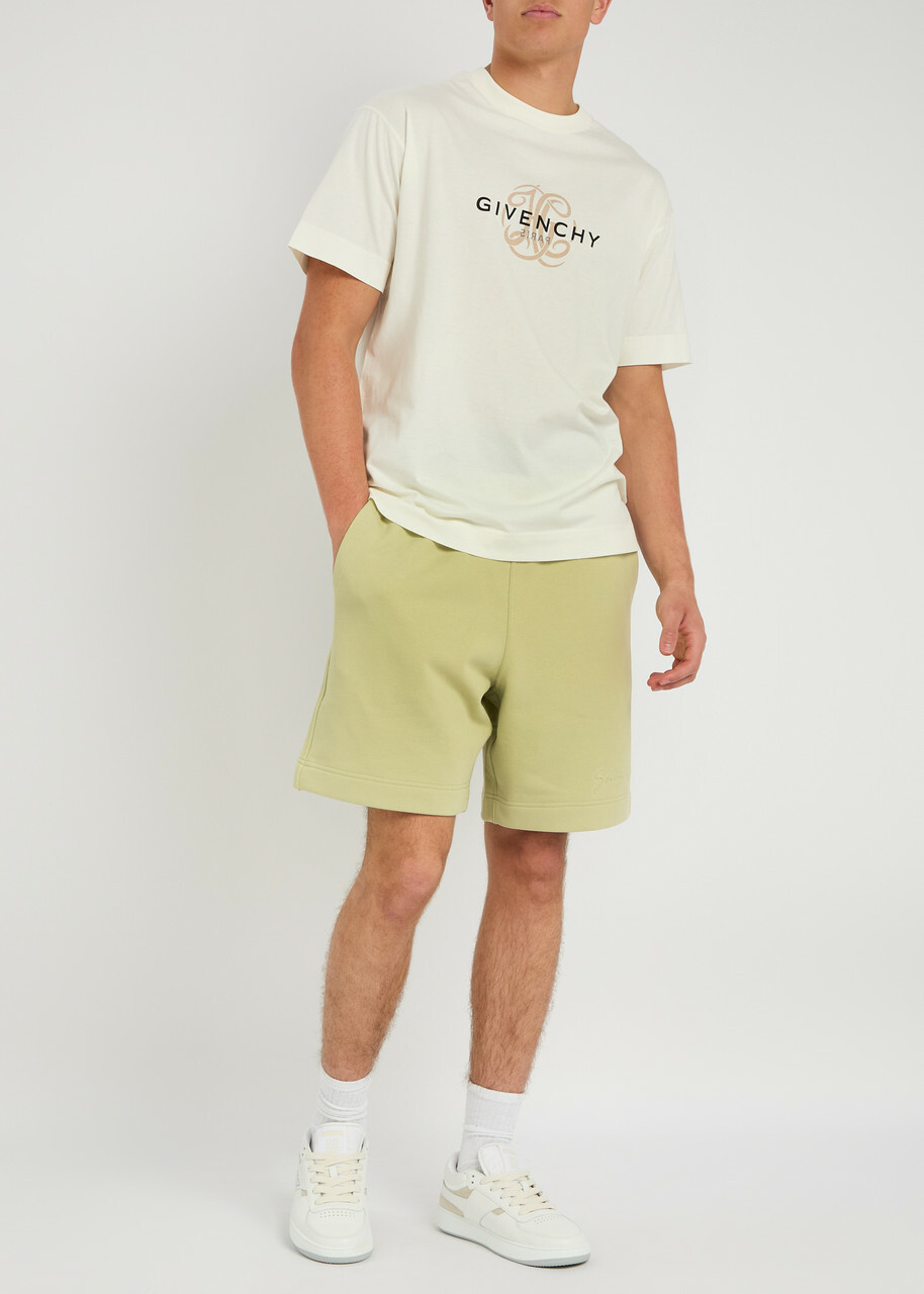 Givenchy New Board Cotton Shorts Grey Givenchy