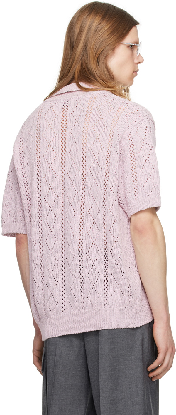 Dunst Pink Button Cardigan Dunst