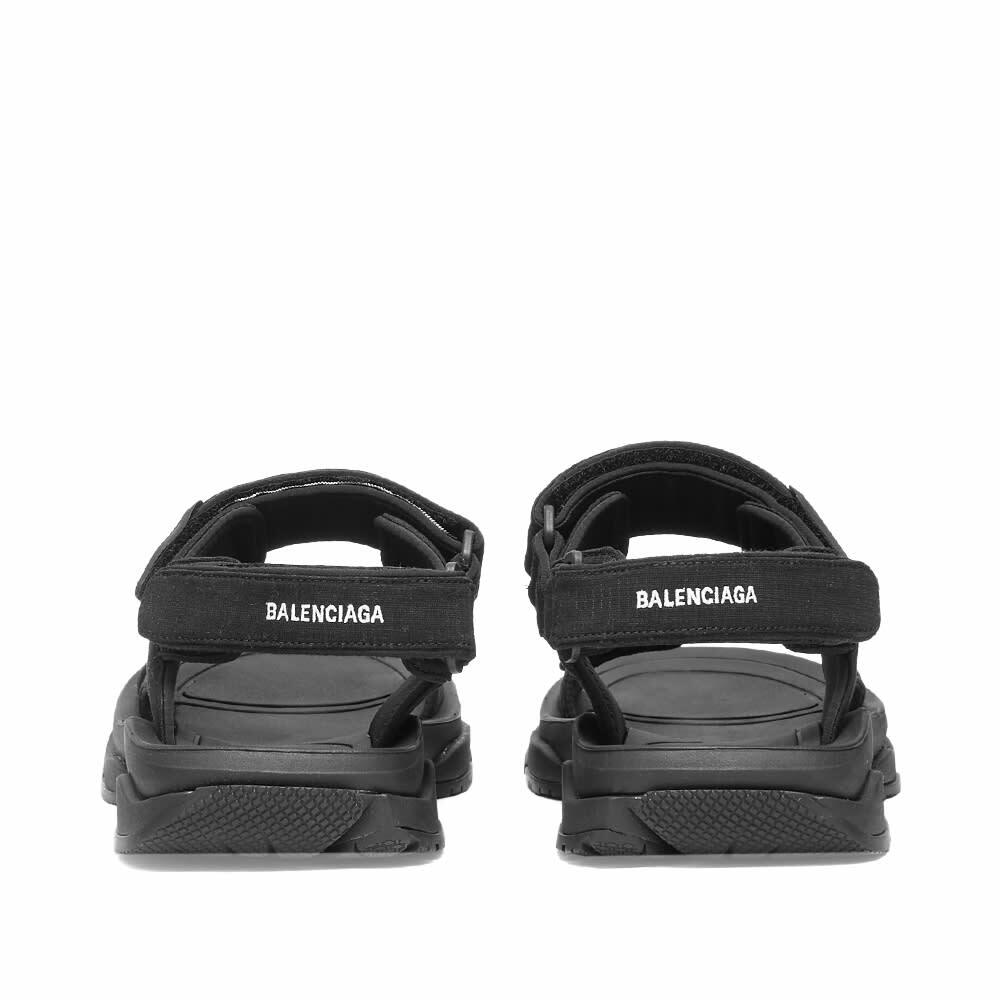 Balenciaga Men's Logo Sandal in Black Balenciaga