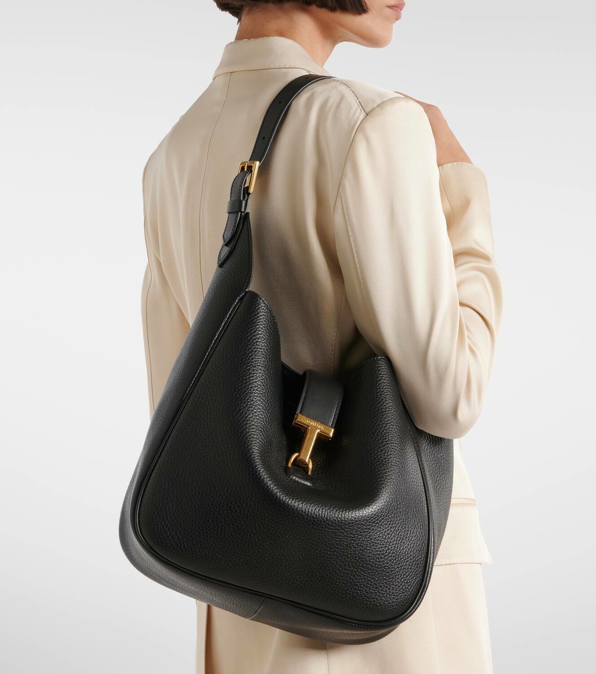 Tom Ford Monarch Medium leather tote bag TOM FORD
