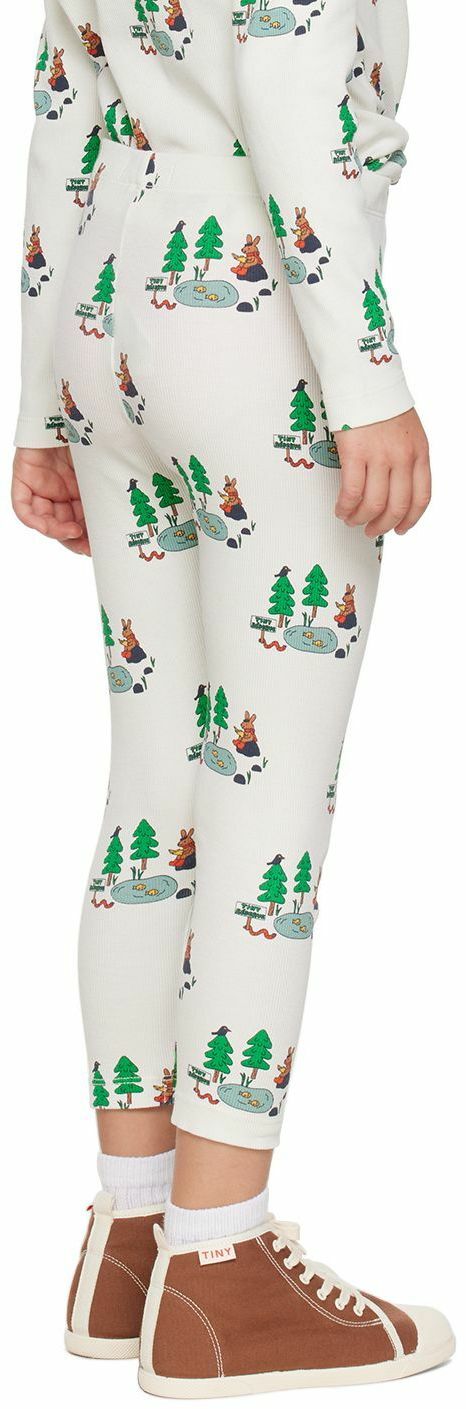 TINYCOTTONS Kids White 'Tiny Réserve' Lounge Pants TINYCOTTONS