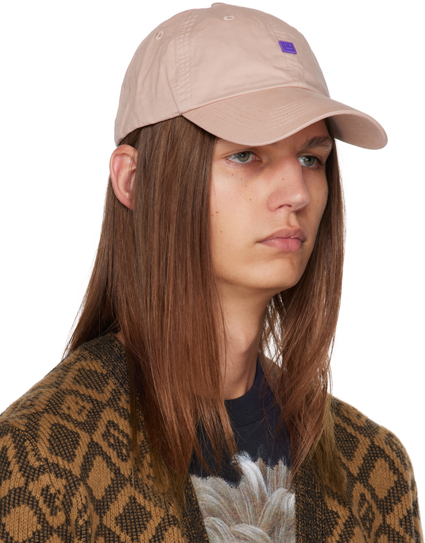Acne Studios Beige Micro Patch Cap Acne Studios