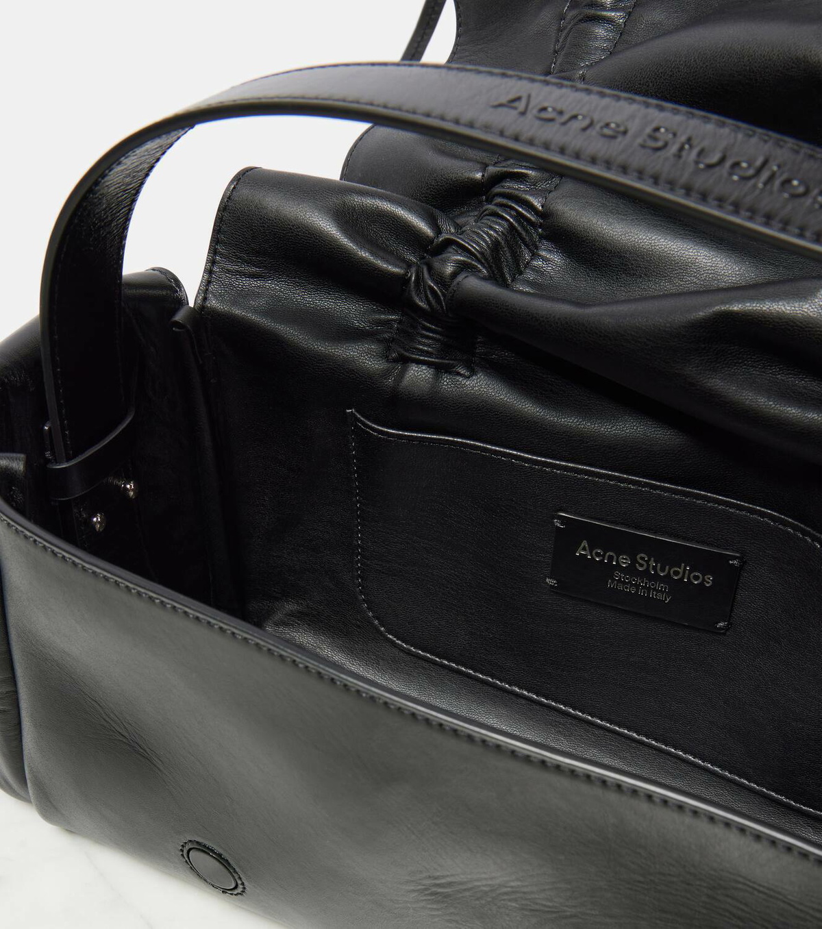 Acne Studios Bow-detail leather tote bag Acne Studios