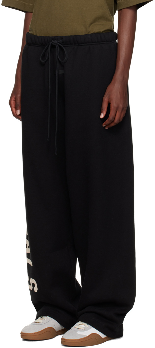 Fear of God ESSENTIALS Black Relaxed Sweatpants Fear Of God Essentials