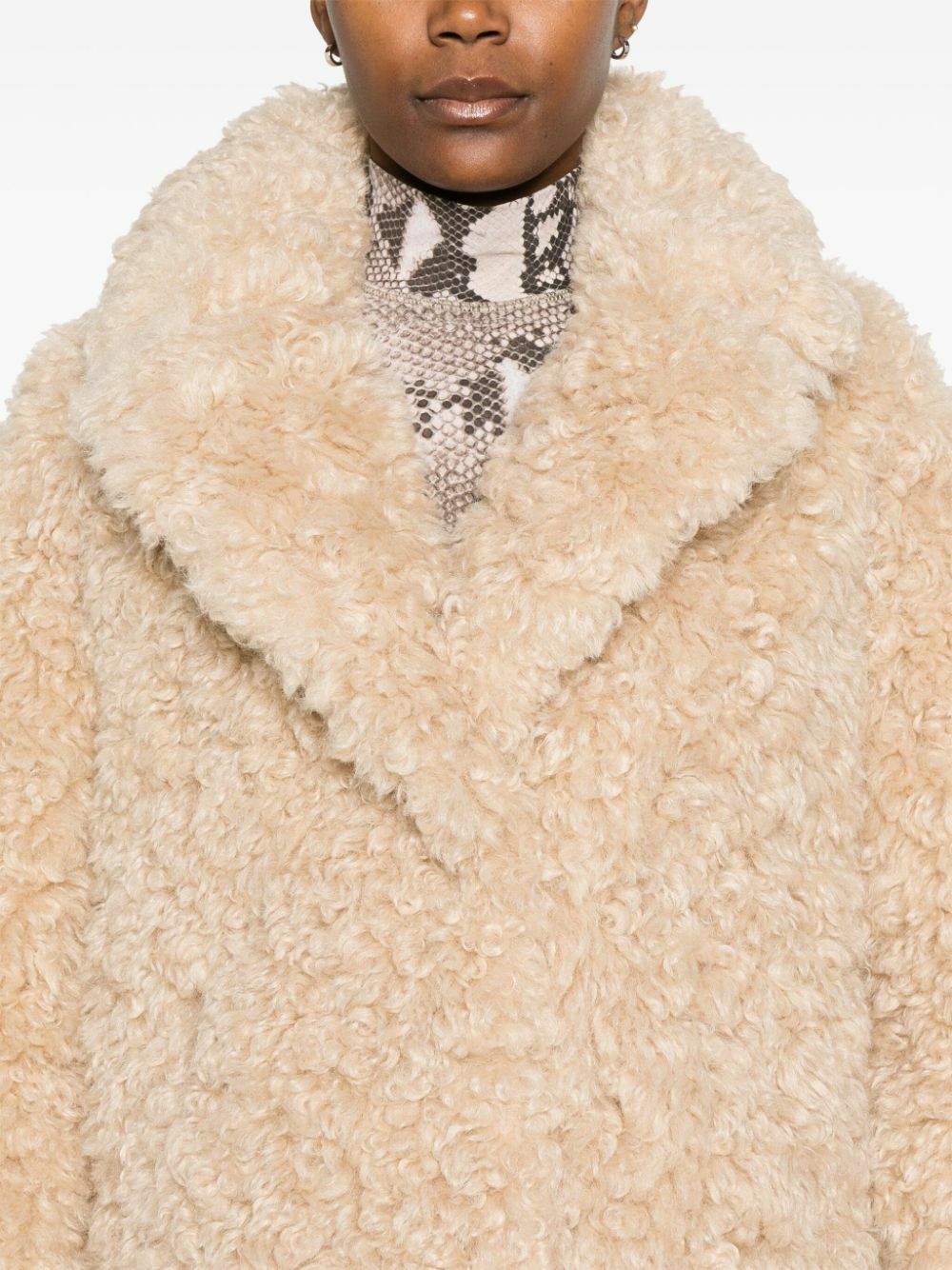 STAND STUDIO - Camille Faux Fur Coat Stand Studio