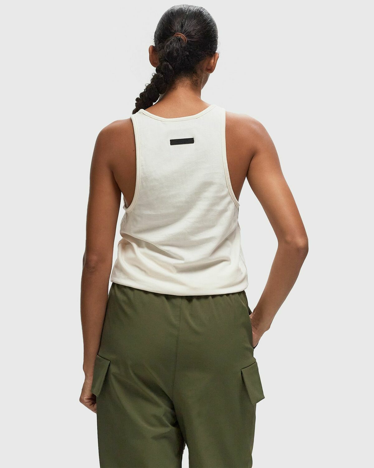 Fear Of God Essentials Tri Blend Tank Top Beige Tops & Tanks Fear Of ...
