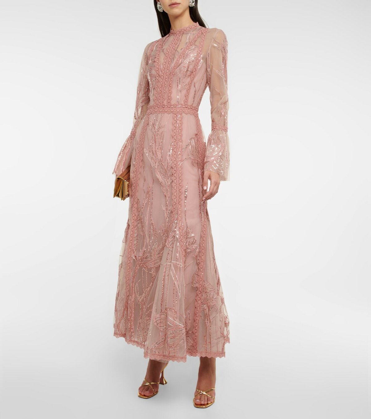 Costarellos Embellished tulle dress Costarellos