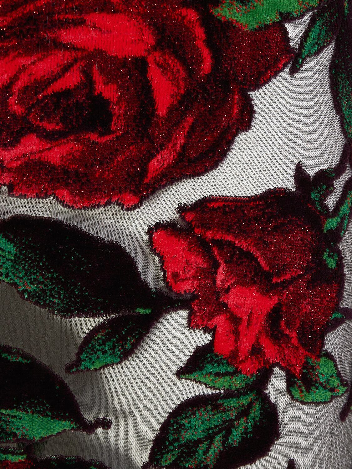 BALMAIN - Rose Velvet Halter Neck Long Dress Balmain