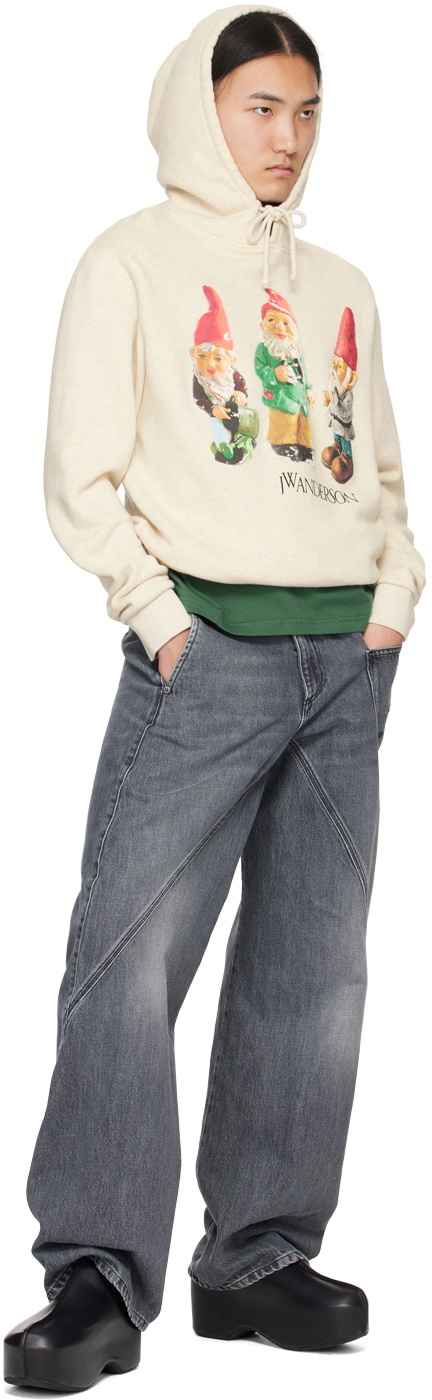 JW Anderson Black Leather Platform Clogs JW Anderson