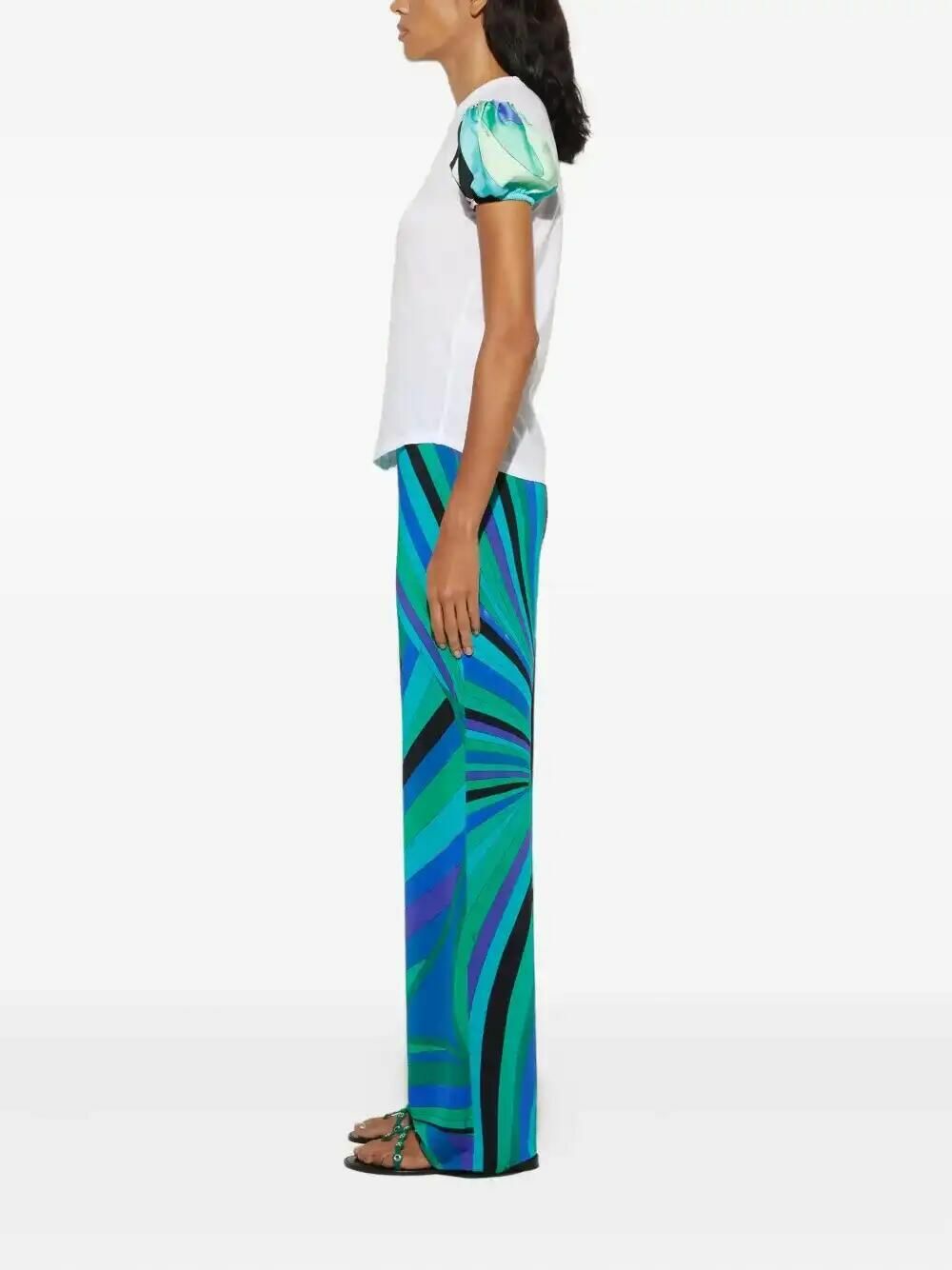 PUCCI Iride-Print Trousers Emilio Pucci