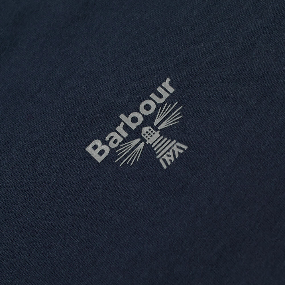 Barbour Men's Beacon Small Logo T-Shirt in New Navy Barbour