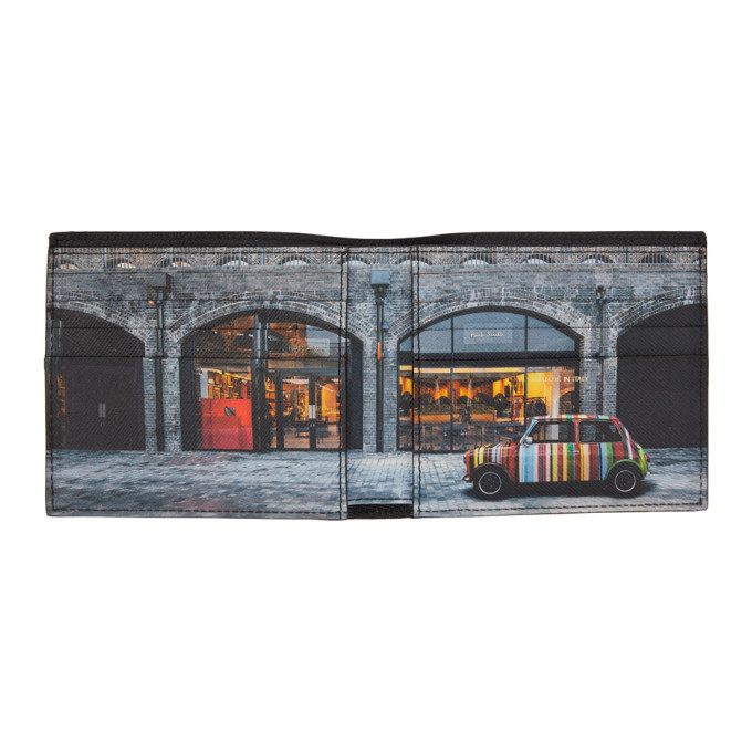 Paul Smith Black Mini Kings Cross Bifold Wallet Paul Smith