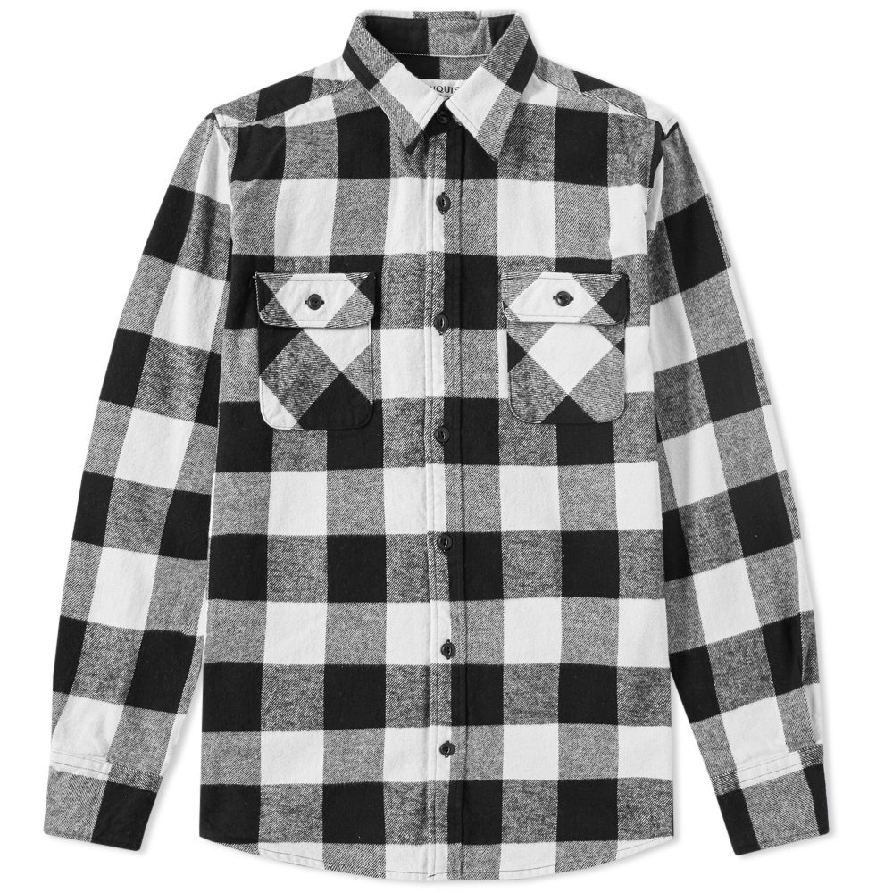 Vanquish Buffalo Check Work Shirt Denim by Vanquish & Fragment