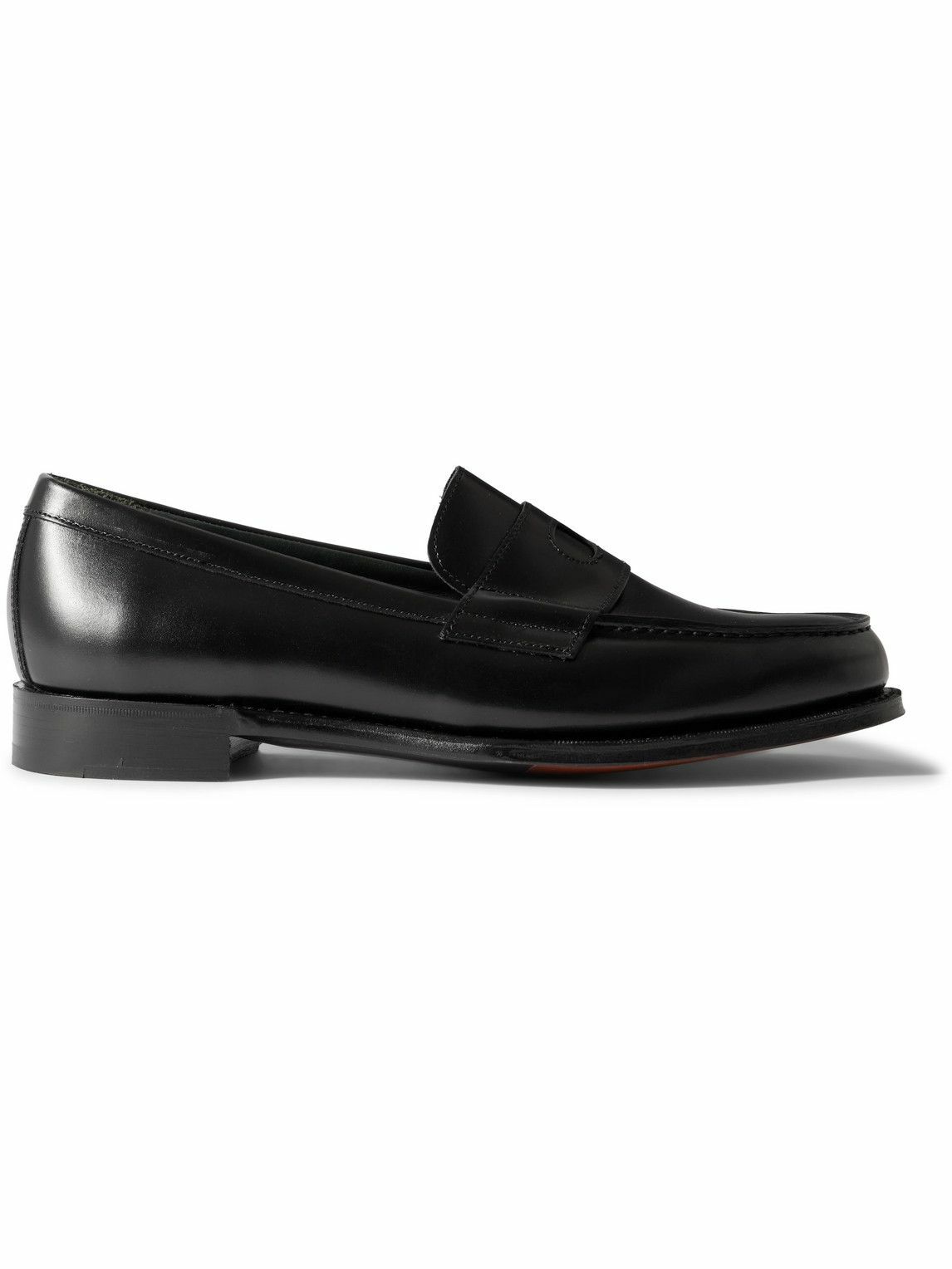 Drake's - Charles Leather Penny Loafers - Black Drake's