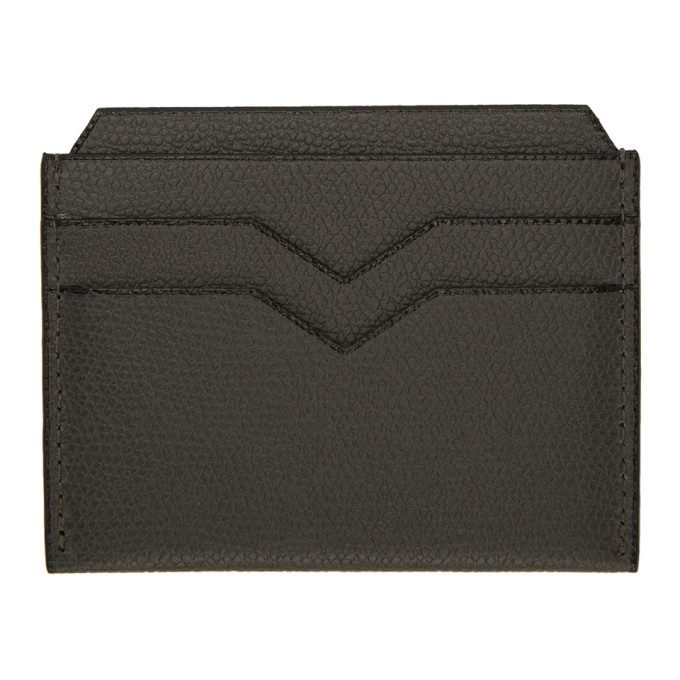 Valextra Grey 4CC Card Holder Valextra