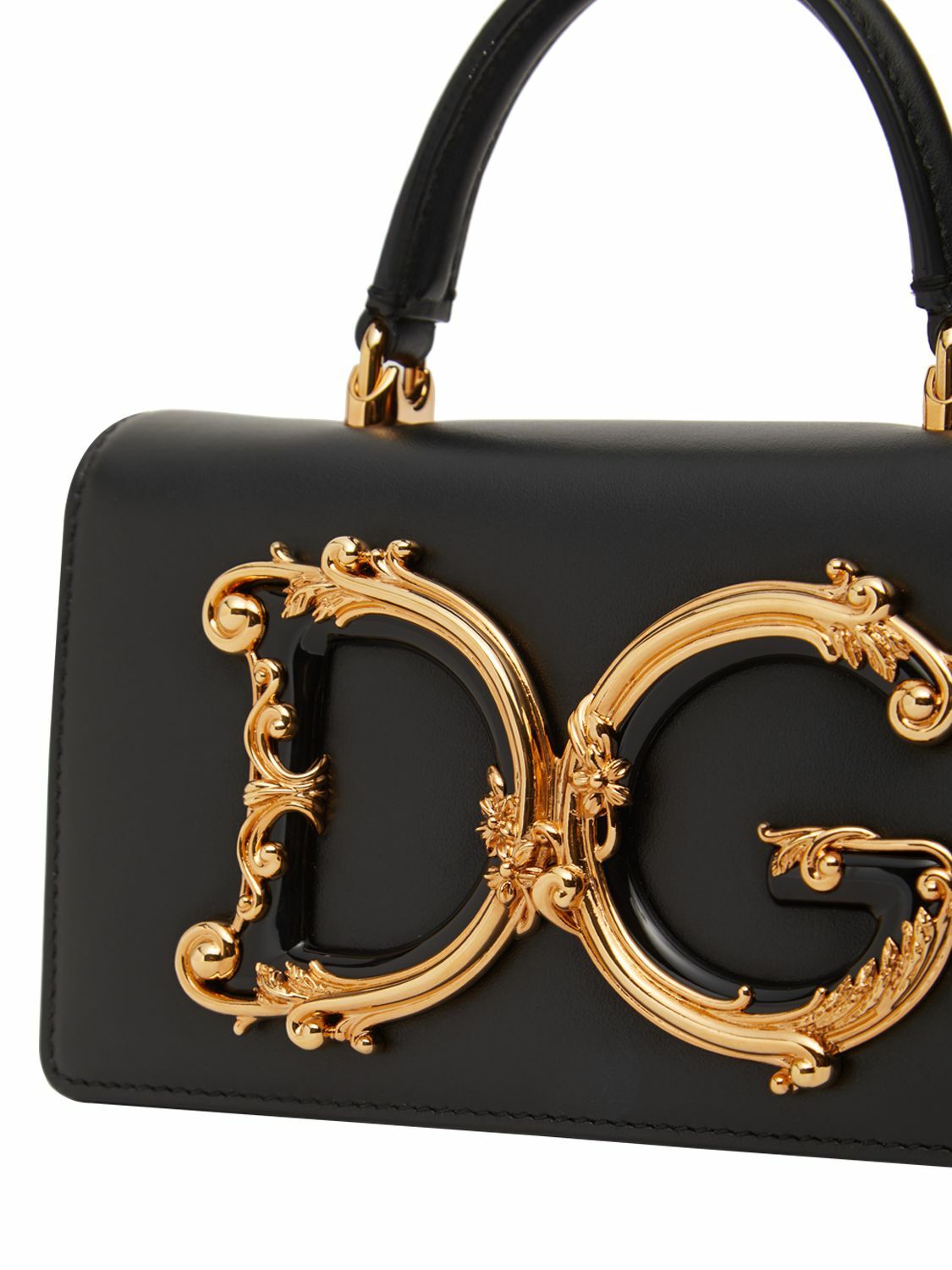 DOLCE & GABBANA Mini Dg Girls Leather Top Handle Bag Dolce & Gabbana