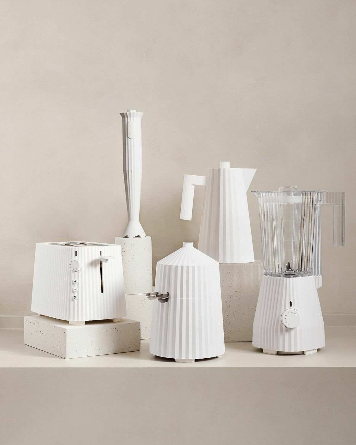 Alessi Plisse Elekwasserkessel Eu Plug White Tableware Alessi