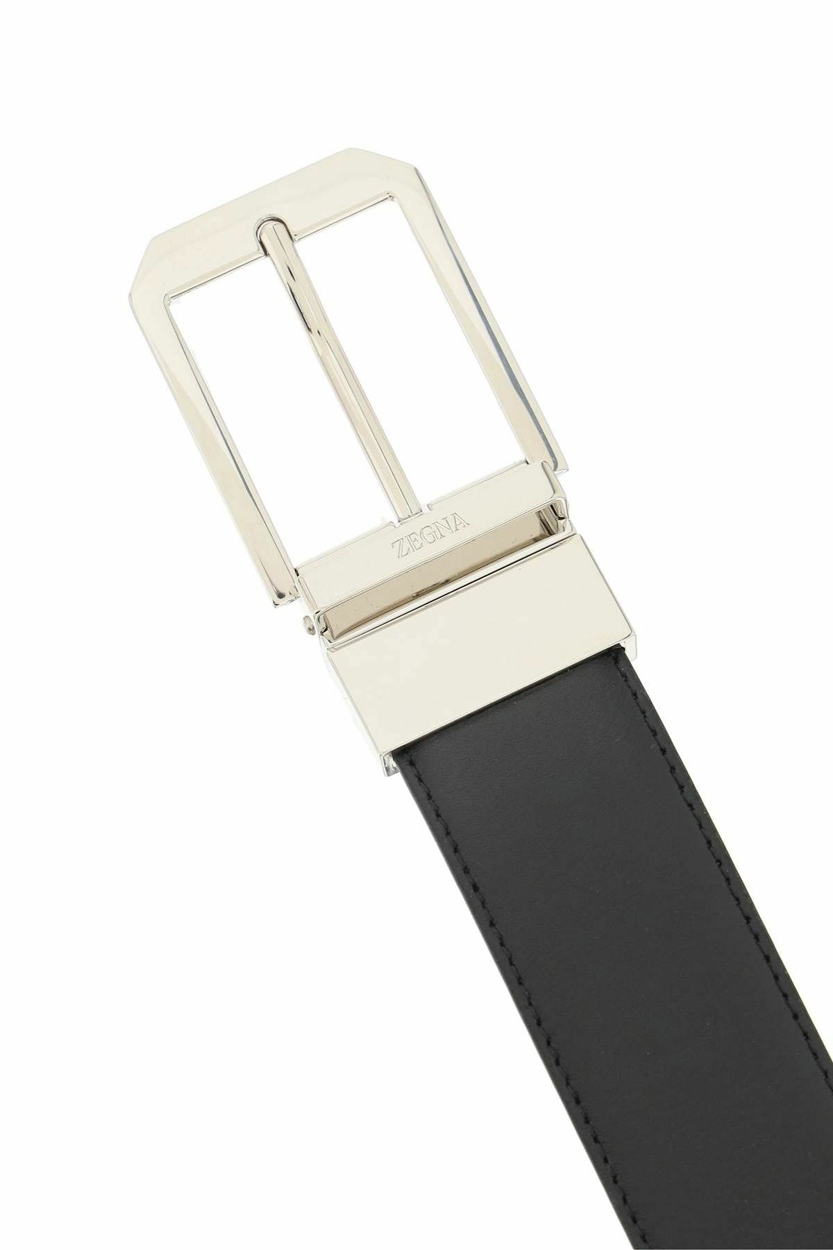 ZEGNA reversible leather belt Brown Zegna