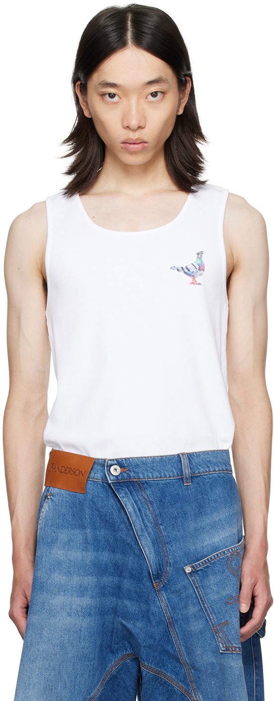JW Anderson White Pigeon Tank Top JW Anderson