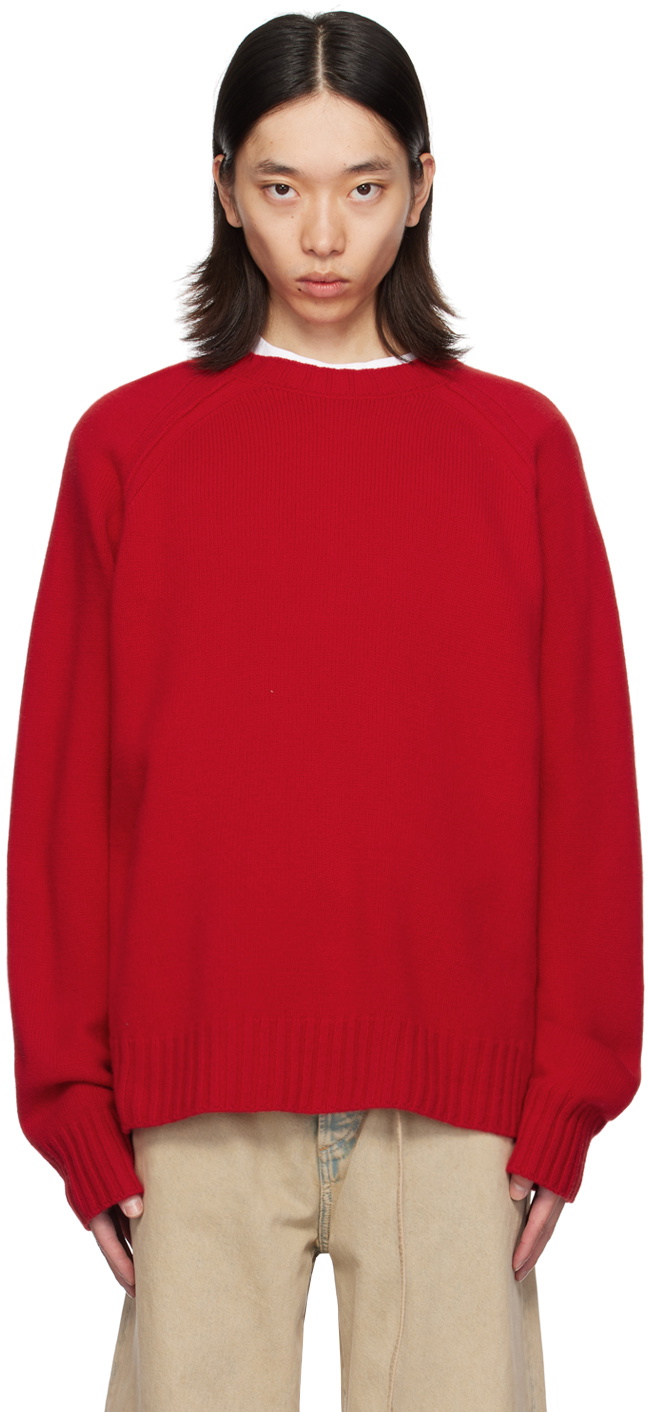 Róhe Red Raglan Sleeves Sweater Róhe