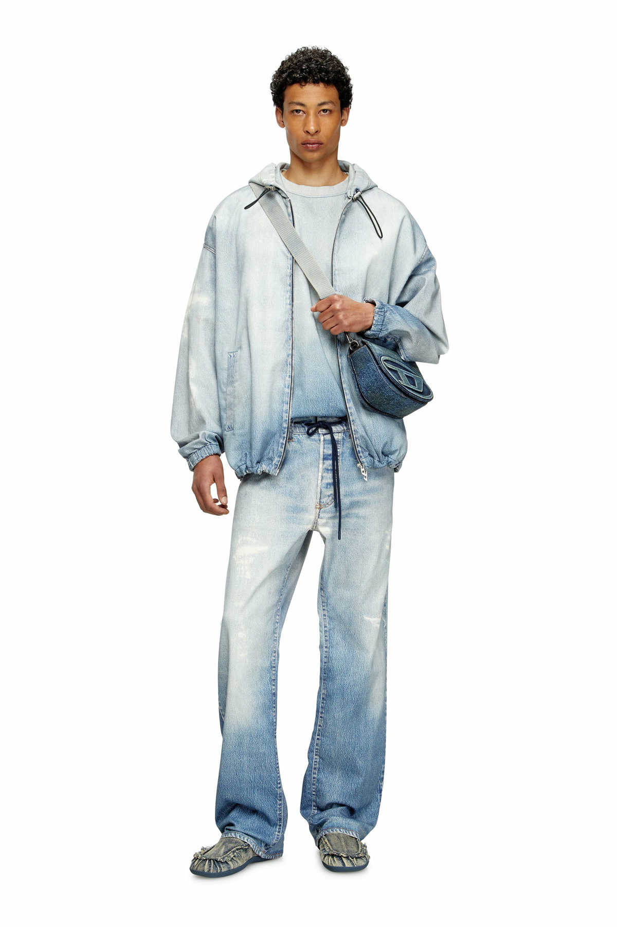 Diesel Relaxed 2080 D-Reel Joggjeans - Jeans Mens in Blue Diesel